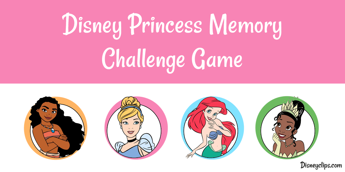 Disney Princess Memory Game | Disneyclips.com