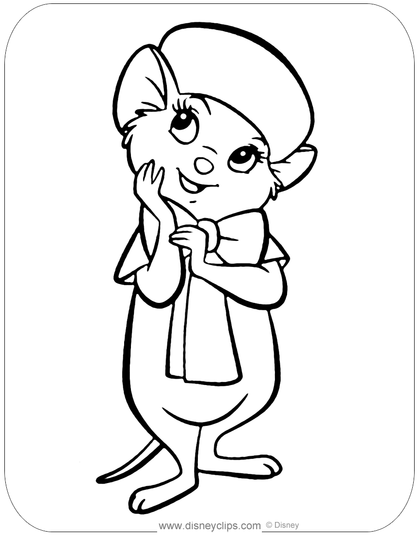 The Rescuers Coloring Pages The Rescuers Coloring Pages