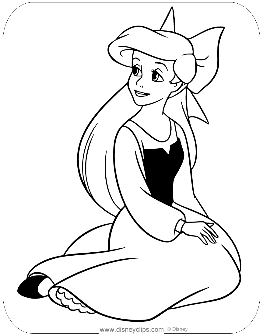 Princess Ariel Coloring Pages Printable Princess Ariel Coloring Pages Printable