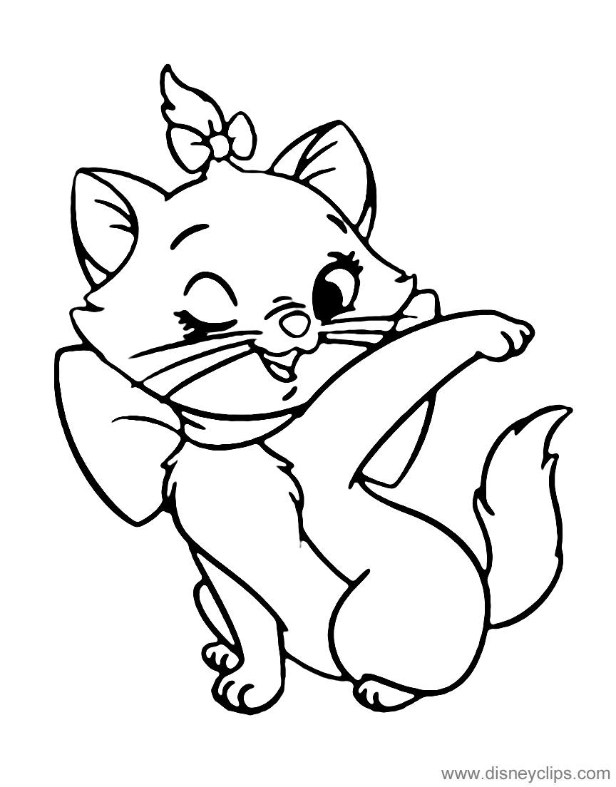 The Aristocats Coloring Pages (4) | Disneyclips.com