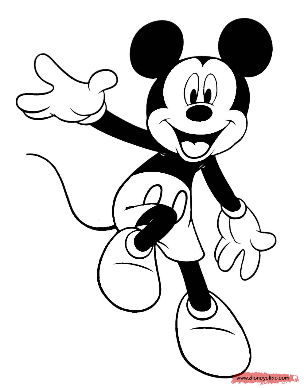 Mickey Coloring Pages Bestappsforkids Mickeymouse Klikplayer