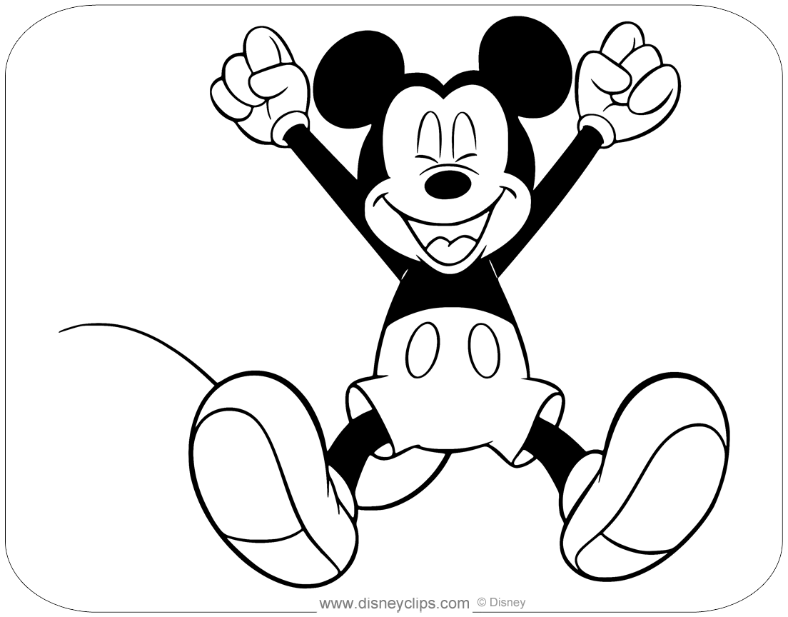 Misc. Mickey Mouse Coloring Pages | Disneyclips.com