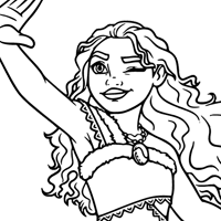 Moana 2 Coloring Pages (PDF Printables) | Disneyclips.com