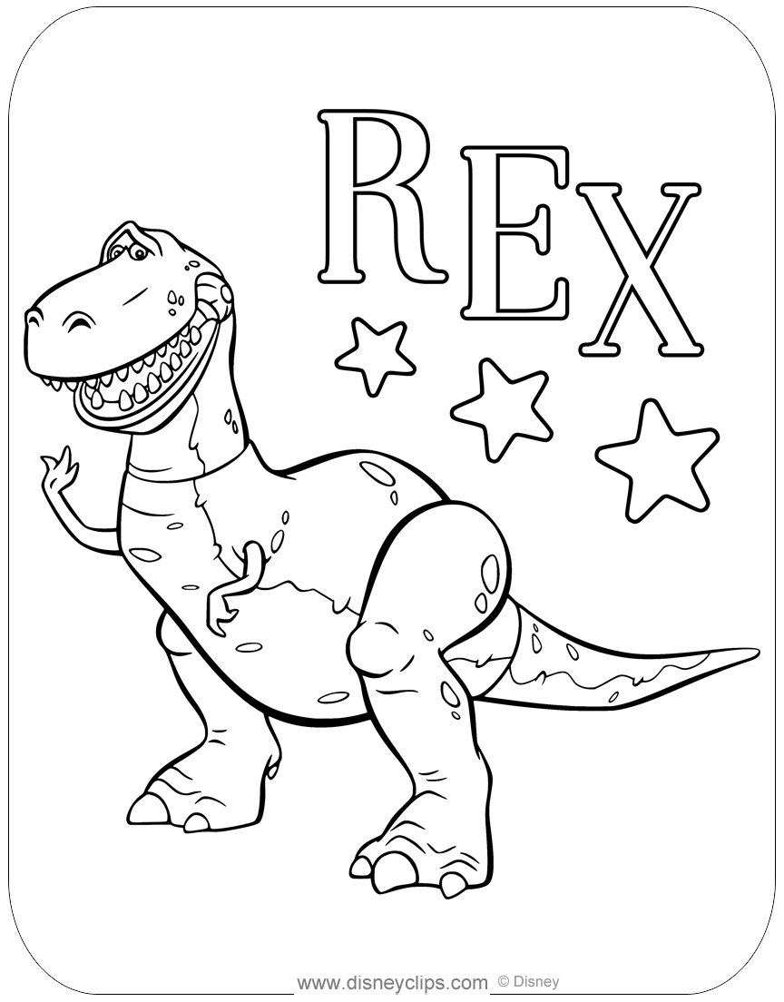 Toy Story Coloring Pages | Disneyclips.com