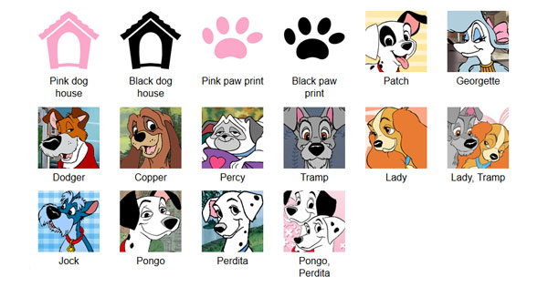 Disney Dogs PNG Icons | Disneyclips.com