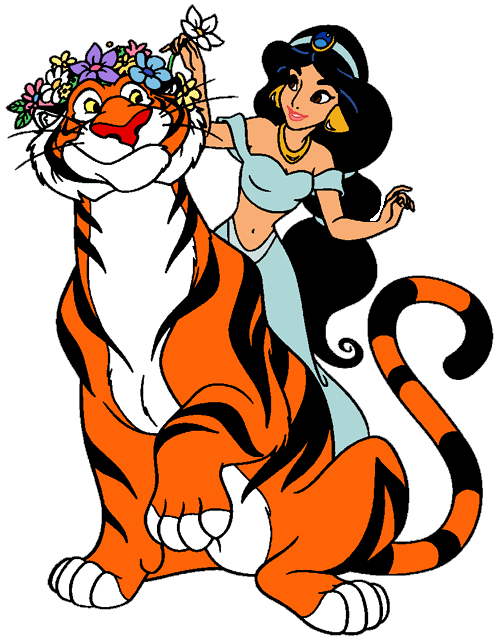 Princess Jasmine And Baby Rajah