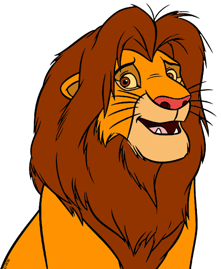 Adult Simba Clip Art (PNG Images) from Disney's The Lion King