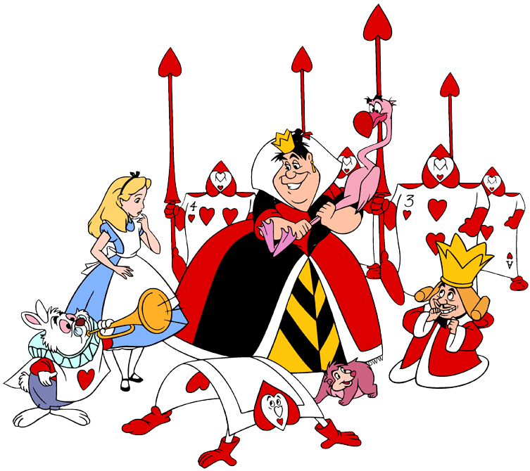 Queen Of Hearts Alice In Wonderland Clip Art