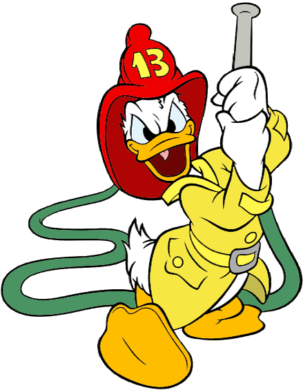 Donald Duck Fire Fighter