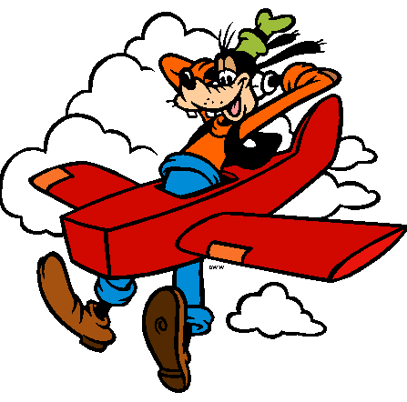 Disney Goofy Flying Bugs