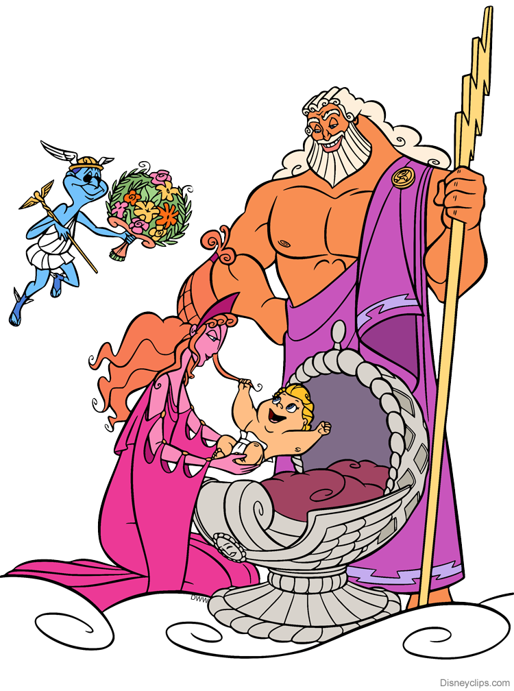Baby Hercules & Baby Pegasus Clip Art Images | Disney Clip Art Galore