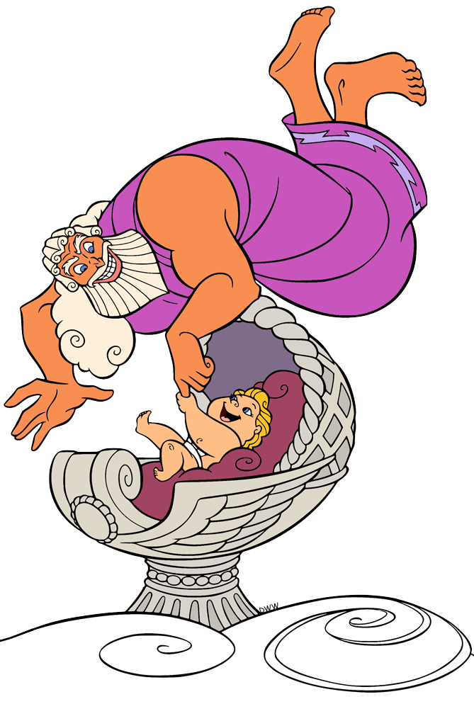 Baby Hercules & Baby Pegasus Clip Art Images | Disney Clip Art Galore