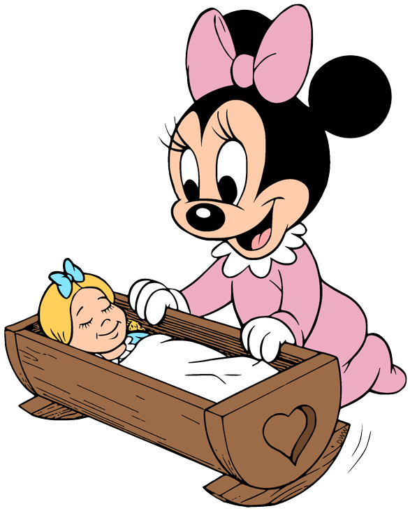 Baby Minnie Mouse Clip Art Minnie Mouse Cute Disney Cartoon Customized