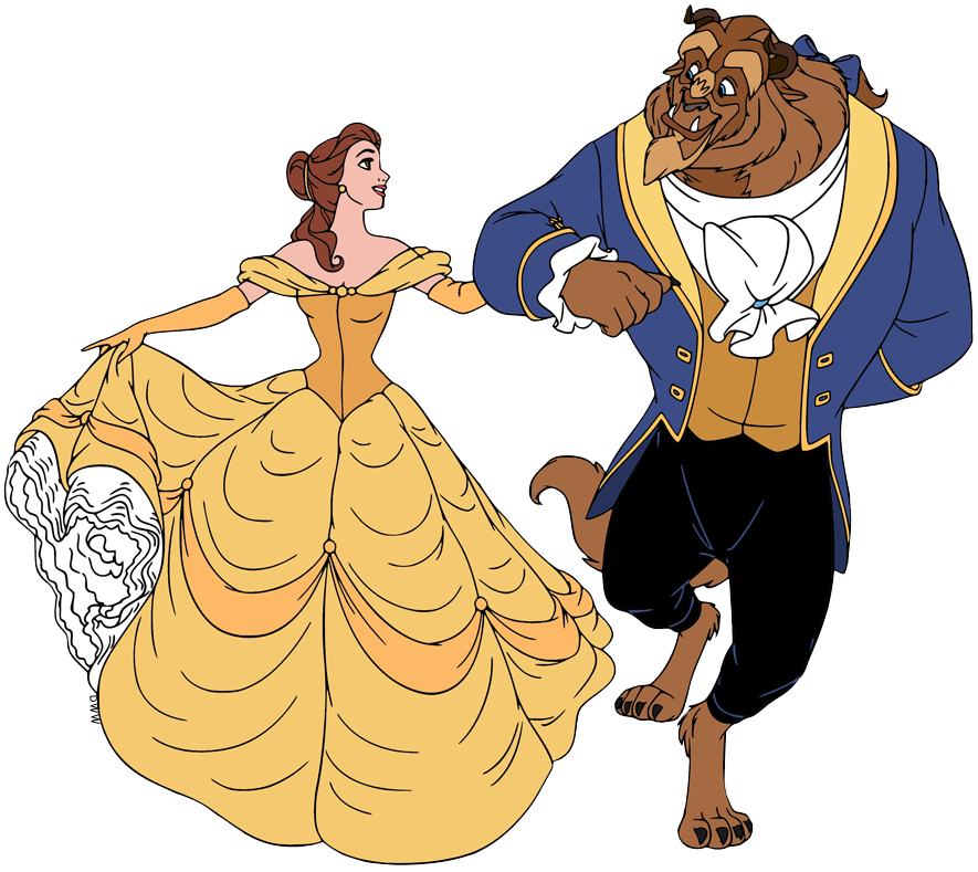 Belle And The Beast Drawing