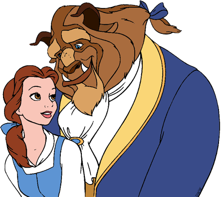 Belle & the Beast Clip Art (PNG Images) | Disney Clip Art Galore