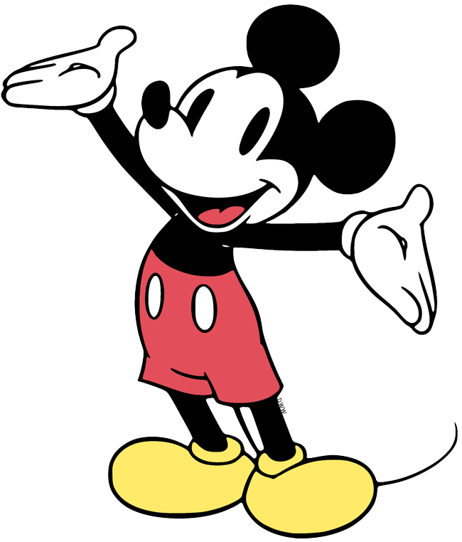 Classic Mickey Mouse Clip Art (PNG Images) | Disney Clip Art Galore