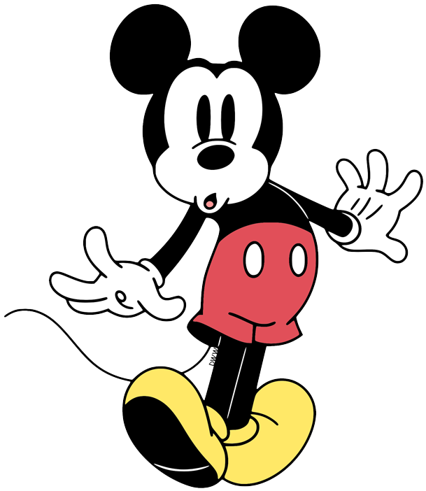 Mickey Mouse Surprised Face