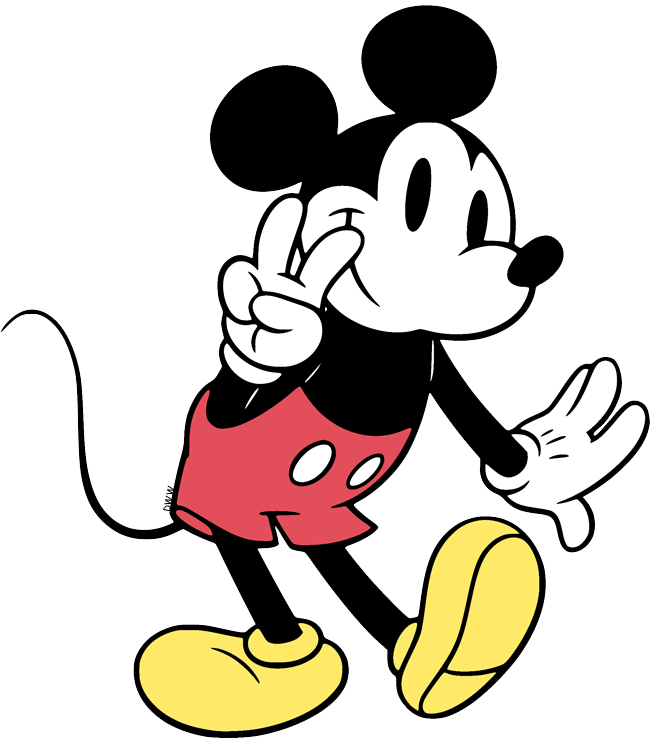 Classic Mickey Mouse Clip Art (PNG Images) | Disney Clip Art Galore