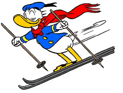 Disney Characters Skiing & Snowboarding Clip Art Images | Disney Clip ...