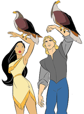 Pocahontas & John Smith Clip Art Images | Disney Clip Art Galore