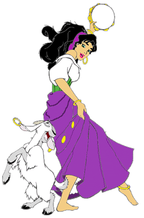 Esmeralda & Djali Clip Art Images | Disney Clip Art Galore
