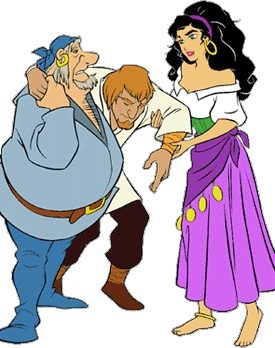 The Hunchback of Notre-Dame Group Clip Art | Disney Clip Art Galore