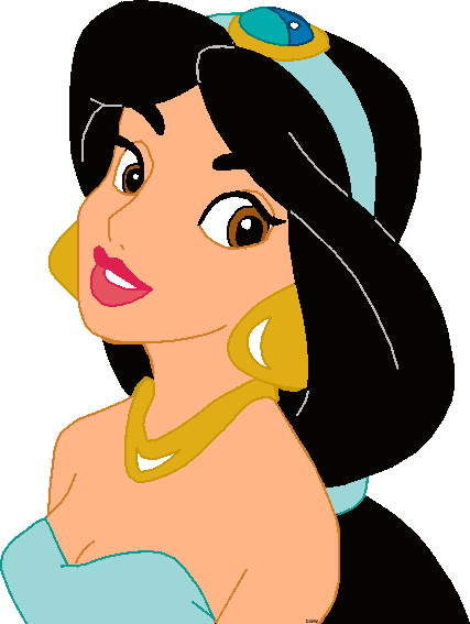Princess Jasmine Face Drawing