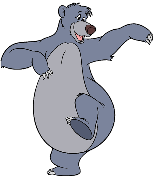 The Jungle Book's Baloo Clip Art Images | Disney Clip Art Galore