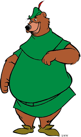 robin hood white background