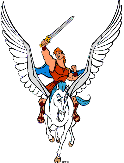 Hercules & Pegasus Clip Art Images | Disney Clip Art Galore