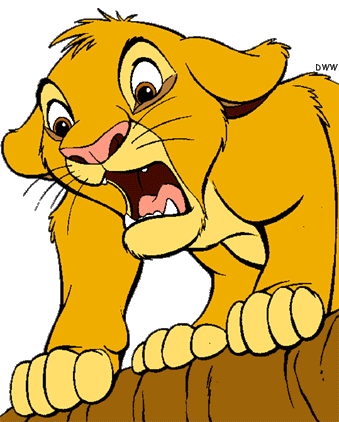 simba scared deviantart