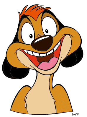 Timon Clip Art Images from Disney's The Lion King | Disney Clip Art Galore