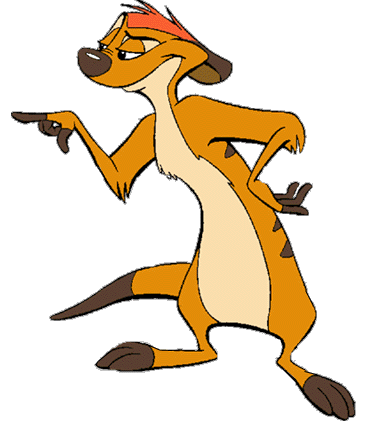 Timon Clip Art Images from Disney's The Lion King | Disney Clip Art Galore