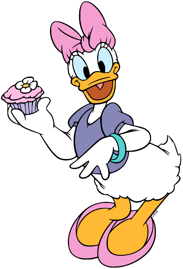 Daisy Duck Clip Art Cartoon Png Download Full Size Clipart