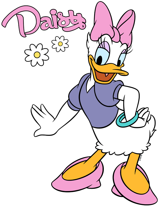 Daisy Duck Clip Art (PNG Images) | Disney Clip Art Galore
