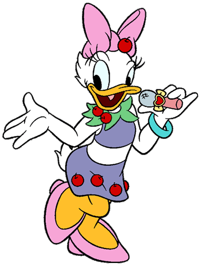 Daisy Duck Christmas Clipart