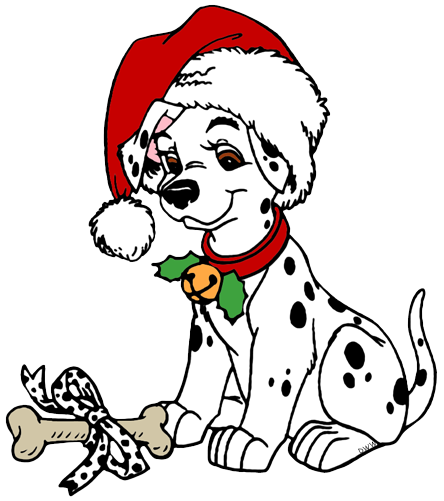 101 dalmations christmas coloring pages