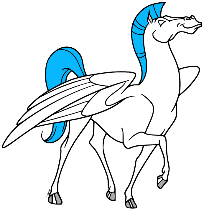 Pegasus Hercules Tegning