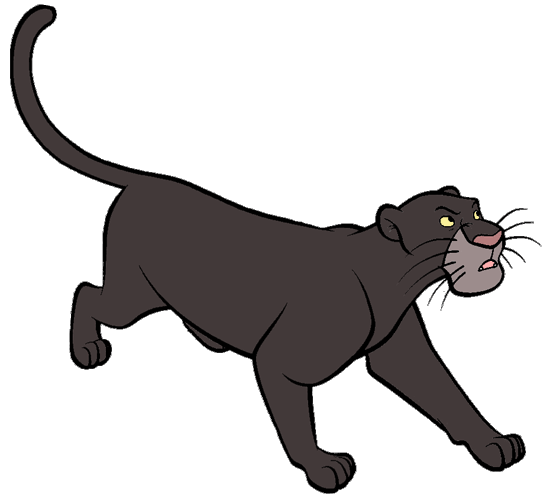Bagheera, Akela & Mowgli Clip Art Images | Disney Clip Art Galore