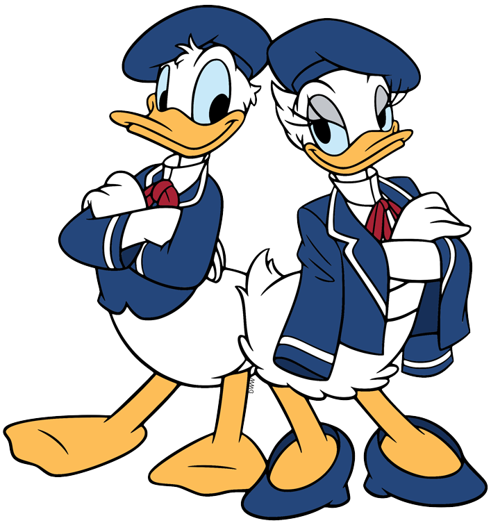 Donald Duck And Daisy Png