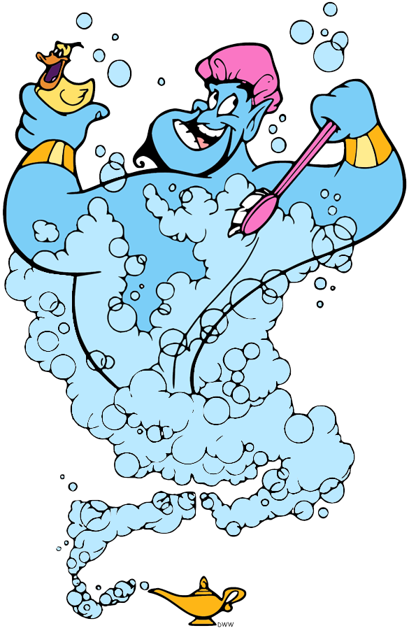 Aladdin's Genie Clip Art (PNG Images) | Disney Clip Art Galore
