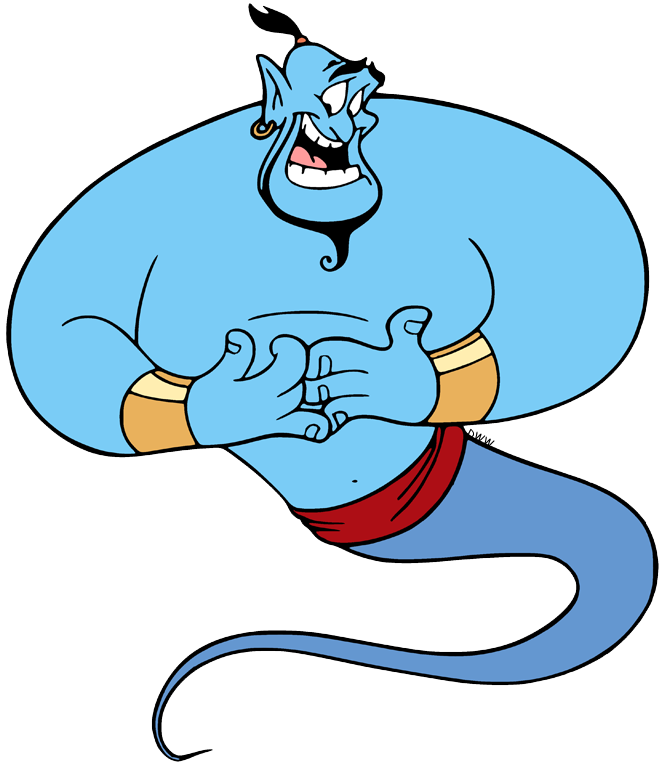 Aladdin's Genie Clip Art (PNG Images) | Disney Clip Art Galore