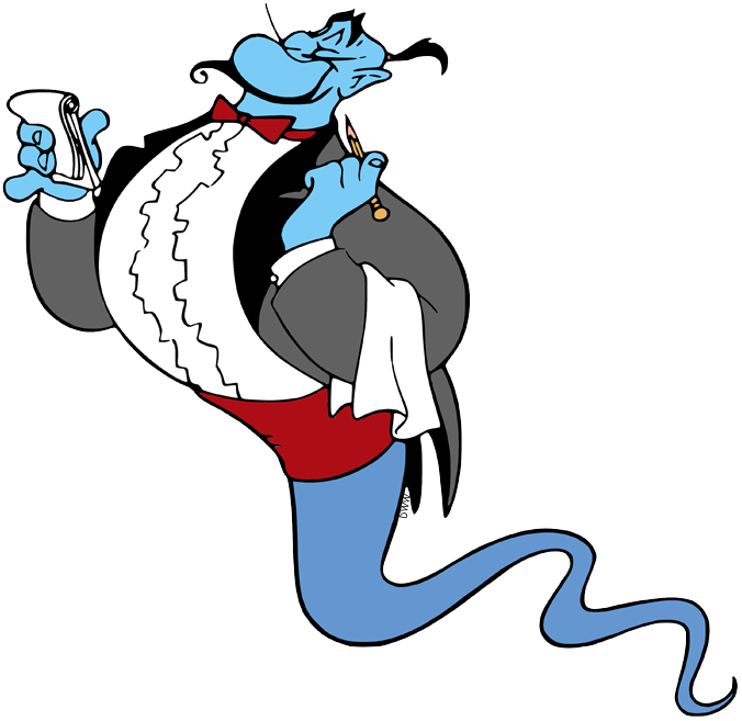 Aladdin's Genie Clip Art (PNG Images) | Disney Clip Art Galore