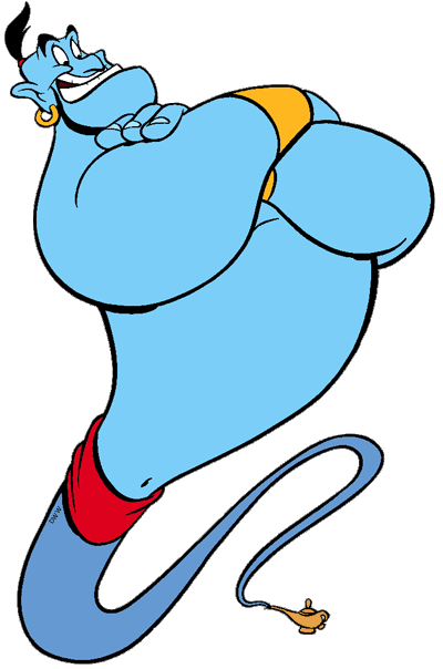 Aladdin's Genie Clip Art (PNG Images) | Disney Clip Art Galore