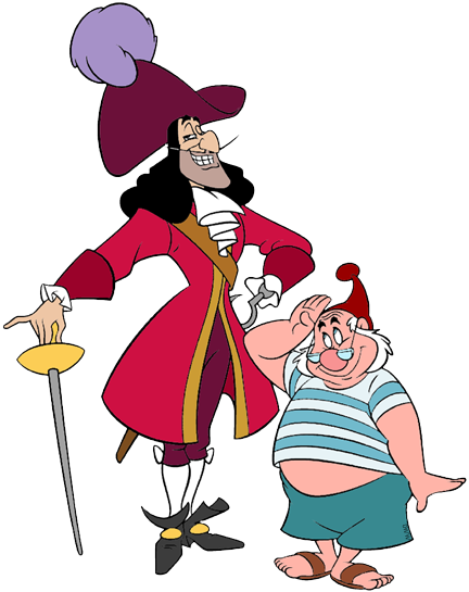 Captain Hook, Smee & Crocodile Clip Art Images | Disney Clip Art Galore