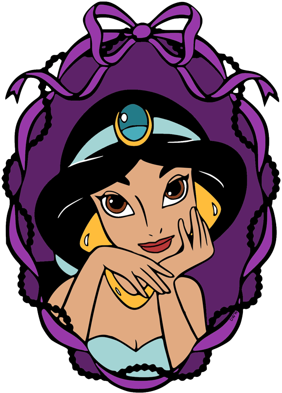 Princess Jasmine Face Drawing