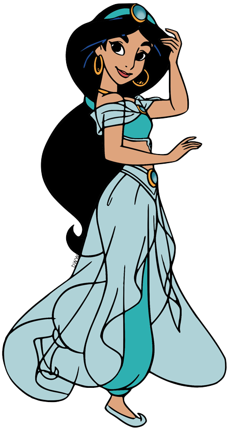 Disney Princess Jasmine And Aladdin