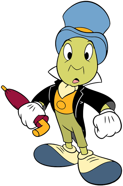 Jiminy Cricket Banjo Clip Art