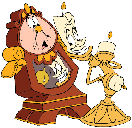 Lumiere Cogsworth Clip Art Images Disney Clip Art Galore