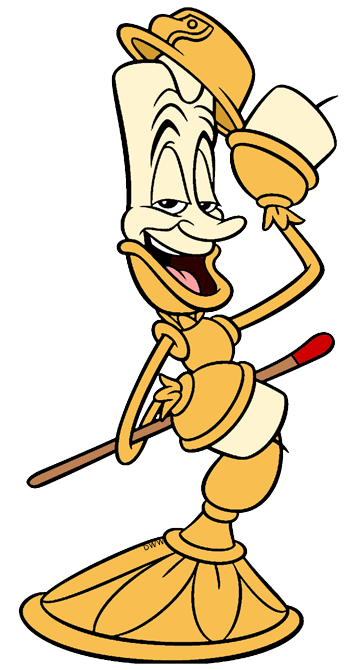 Lumiere, Cogsworth & Fifi Clip Art 2 | Disney Clip Art Galore